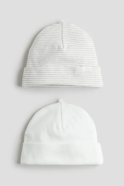 2-pack cotton hats