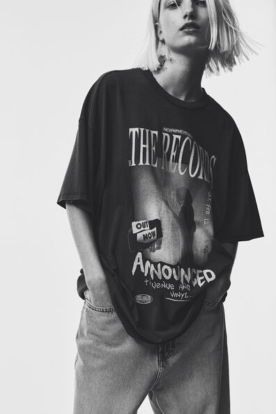 Oversized printed T-shirt