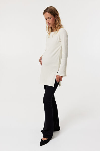 MAMA Before & After ribbed jersey tunic