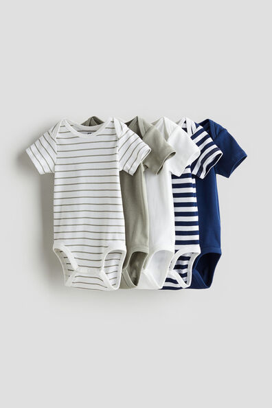 5-pack cotton bodysuits