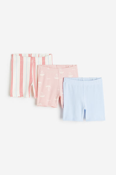 3-pack cotton cycling shorts