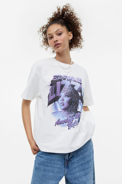 Oversized printed T-shirt