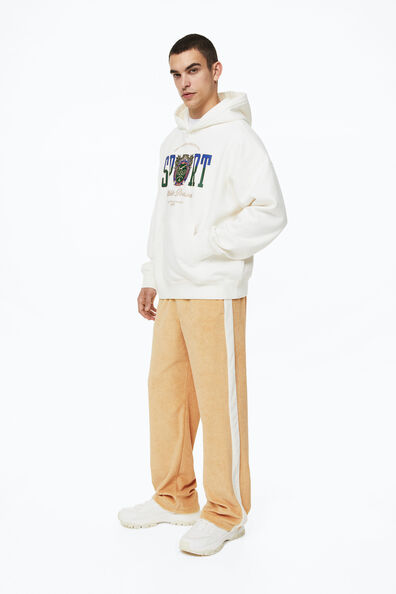 Relaxed Fit Terry track pants