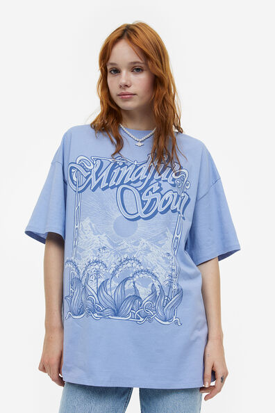 Oversized printed T-shirt