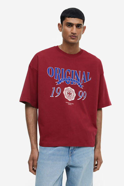 Oversized Fit Printed T-shirt