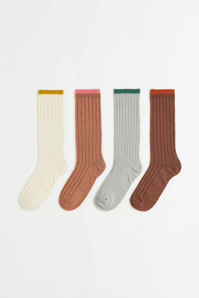 4-pack knee socks