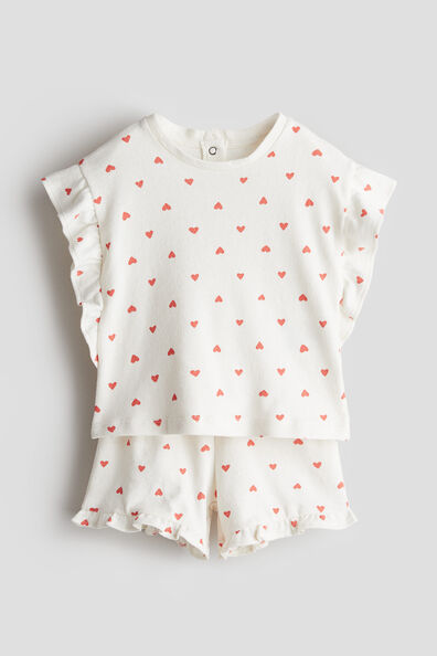 2-piece cotton terry set