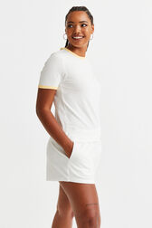 ซื้อ เสื้อยืดคอตตอน สี ออนไลน์ สำหรับผู้หญิง | H&M Thailand