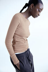 Ribbed cotton top