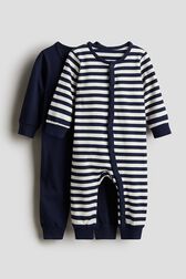 2-pack patterned cotton pyjamas