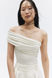 Draped one-shoulder body
