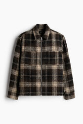 Regular Fit Zip-through overshirt