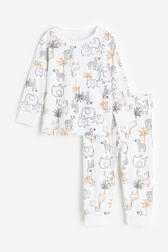 Printed cotton pyjamas