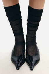 2-pack sheer silk-blend socks