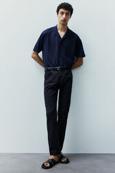 Slim Fit Cotton twill trousers