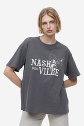 Oversized printed T-shirt