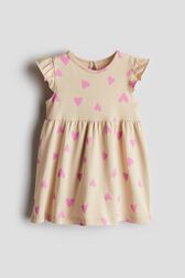 Printed cotton dress
