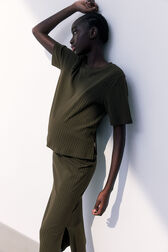 MAMA 2-piece ribbed set