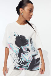 Oversized printed T-shirt