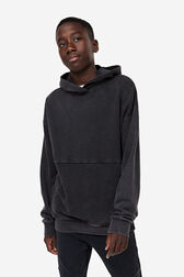 Washed-look hoodie