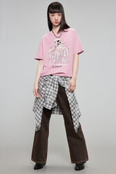 Boxy-style printed T-shirt
