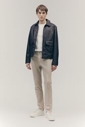Slim Fit Cotton twill trousers