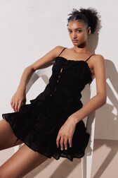 Drawstring-detail strappy top