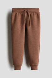 Brushed-inside joggers