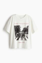 Oversized printed T-shirt