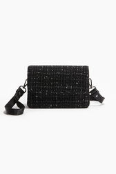Bouclé crossbody bag