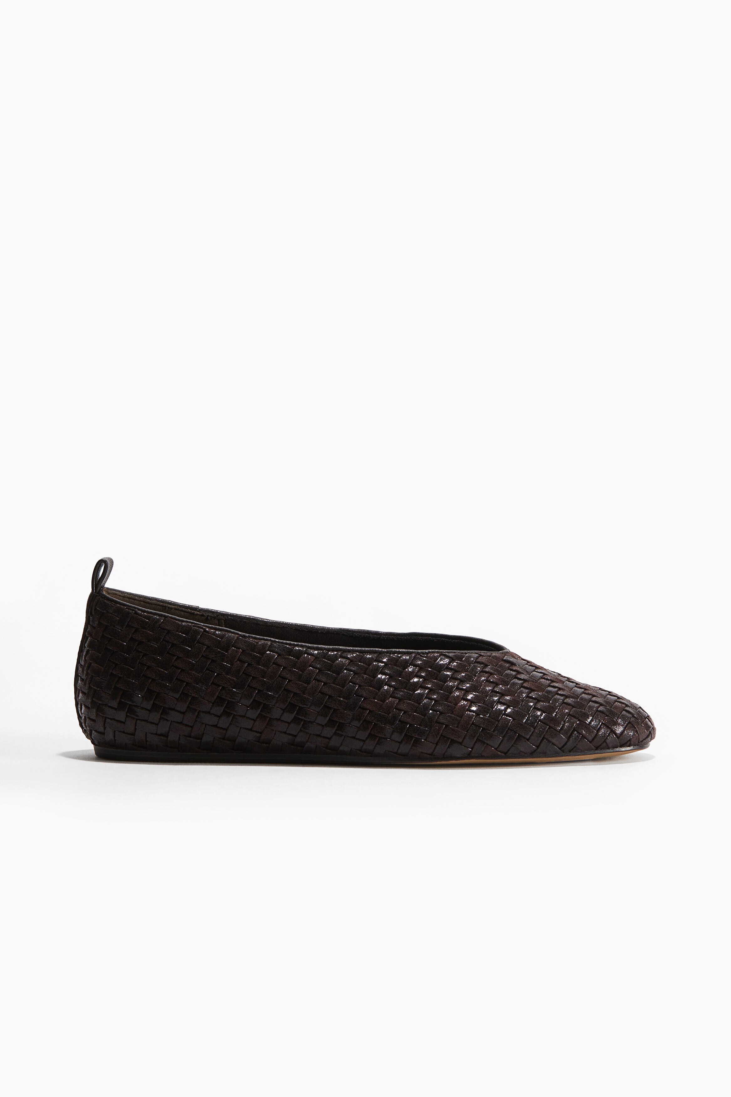 Braided ballet pumps