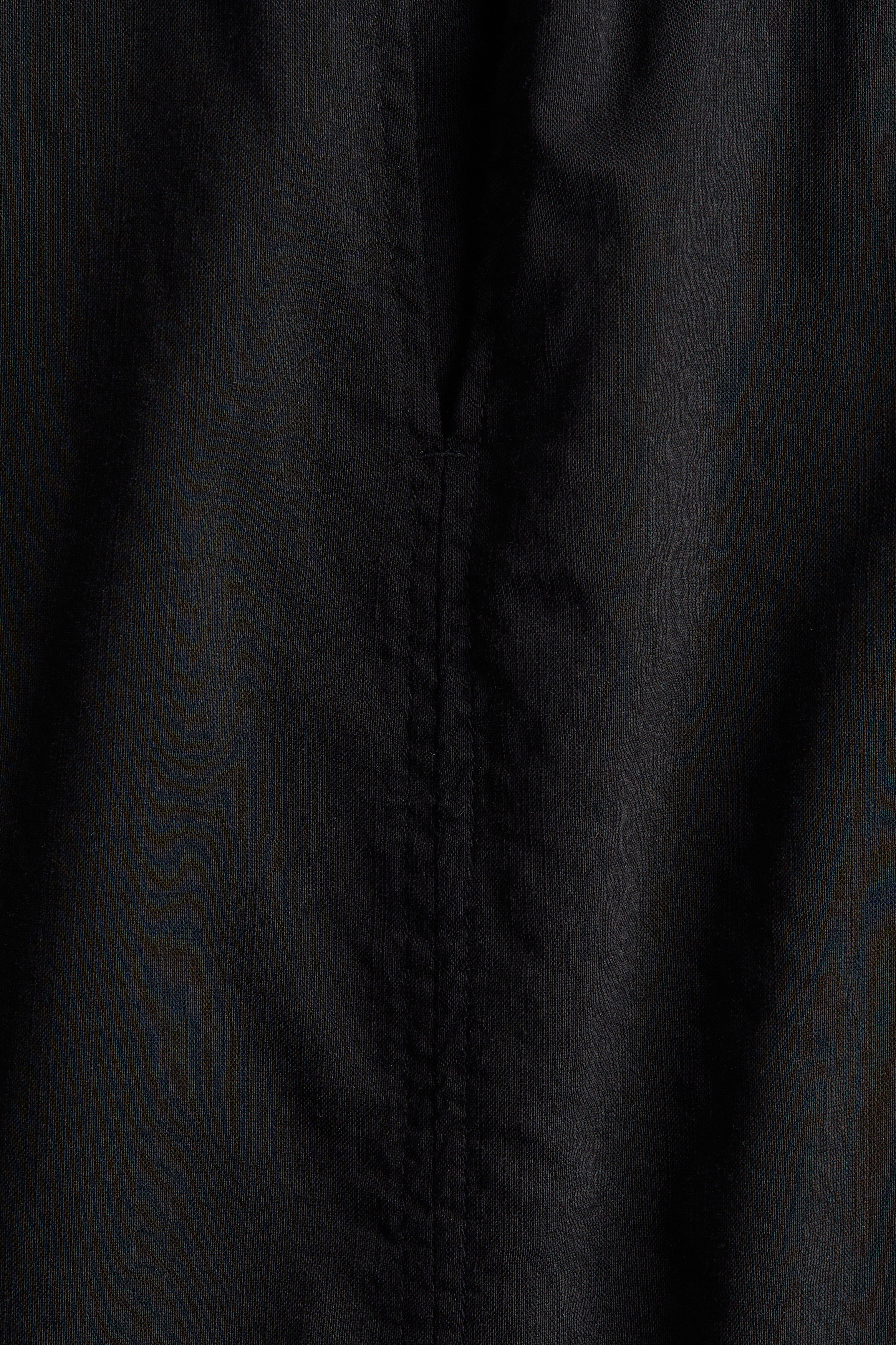 Band-collar blouse