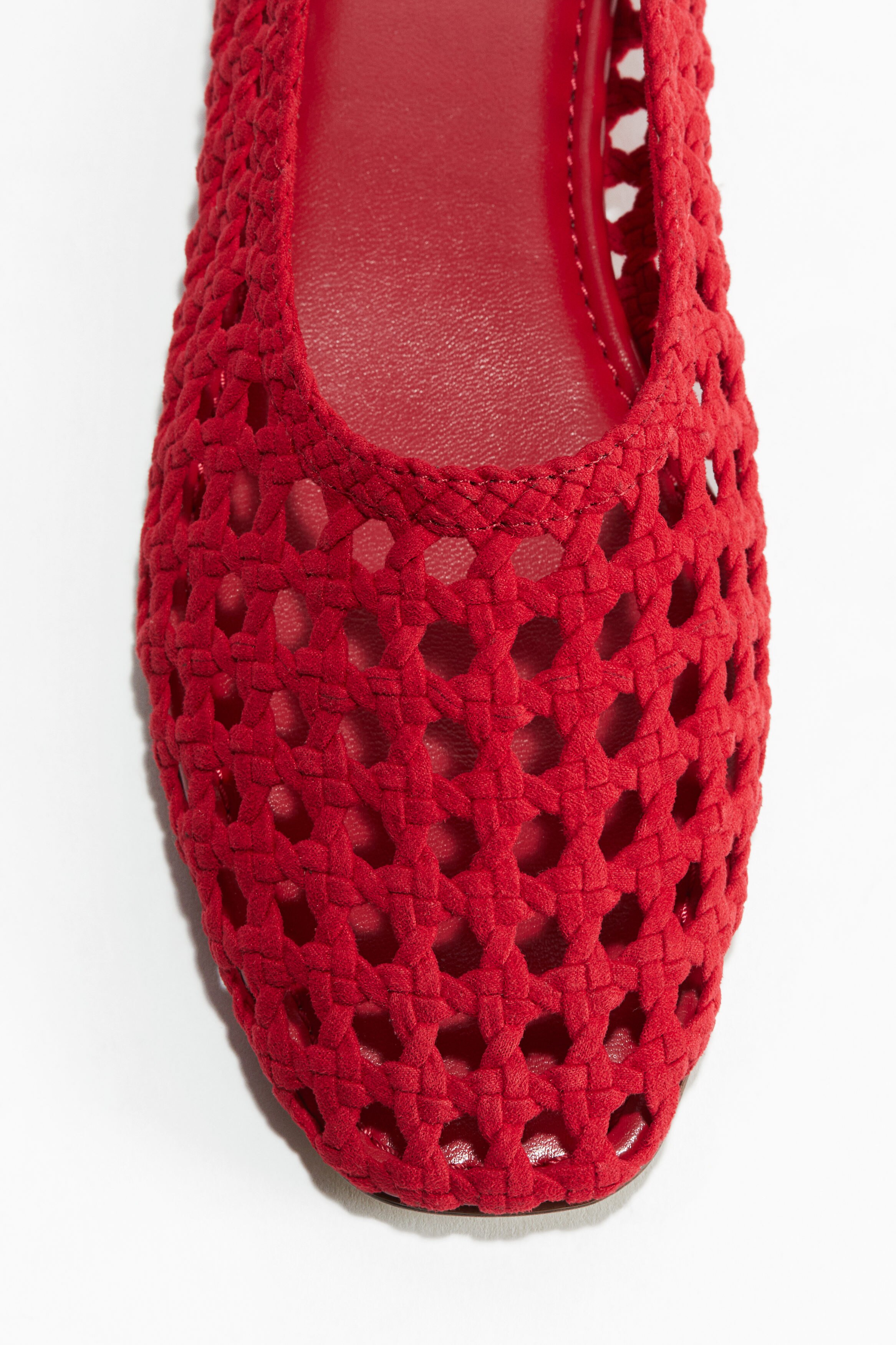 Braided ballet pumps