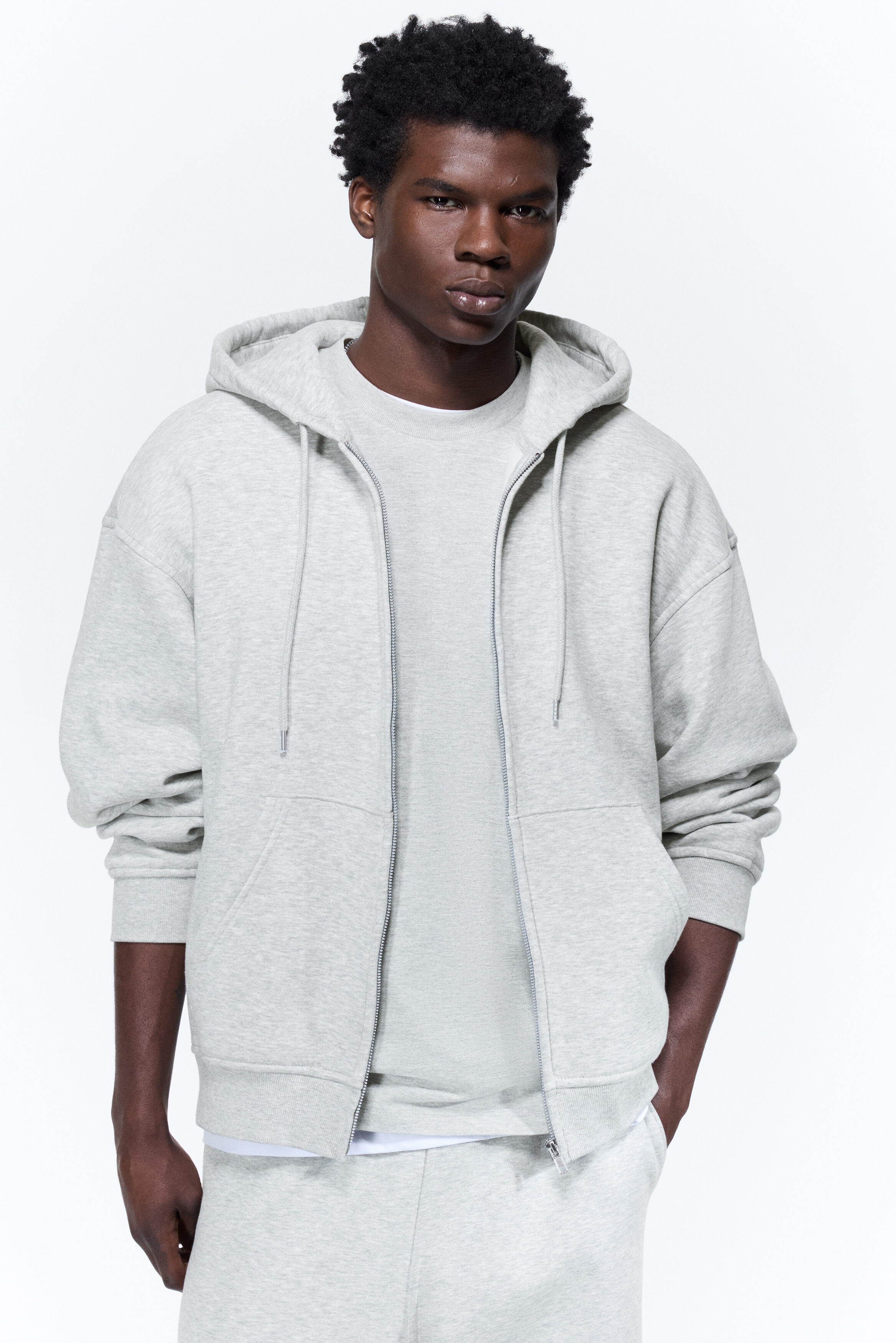 Loose Fit Zip-through hoodie