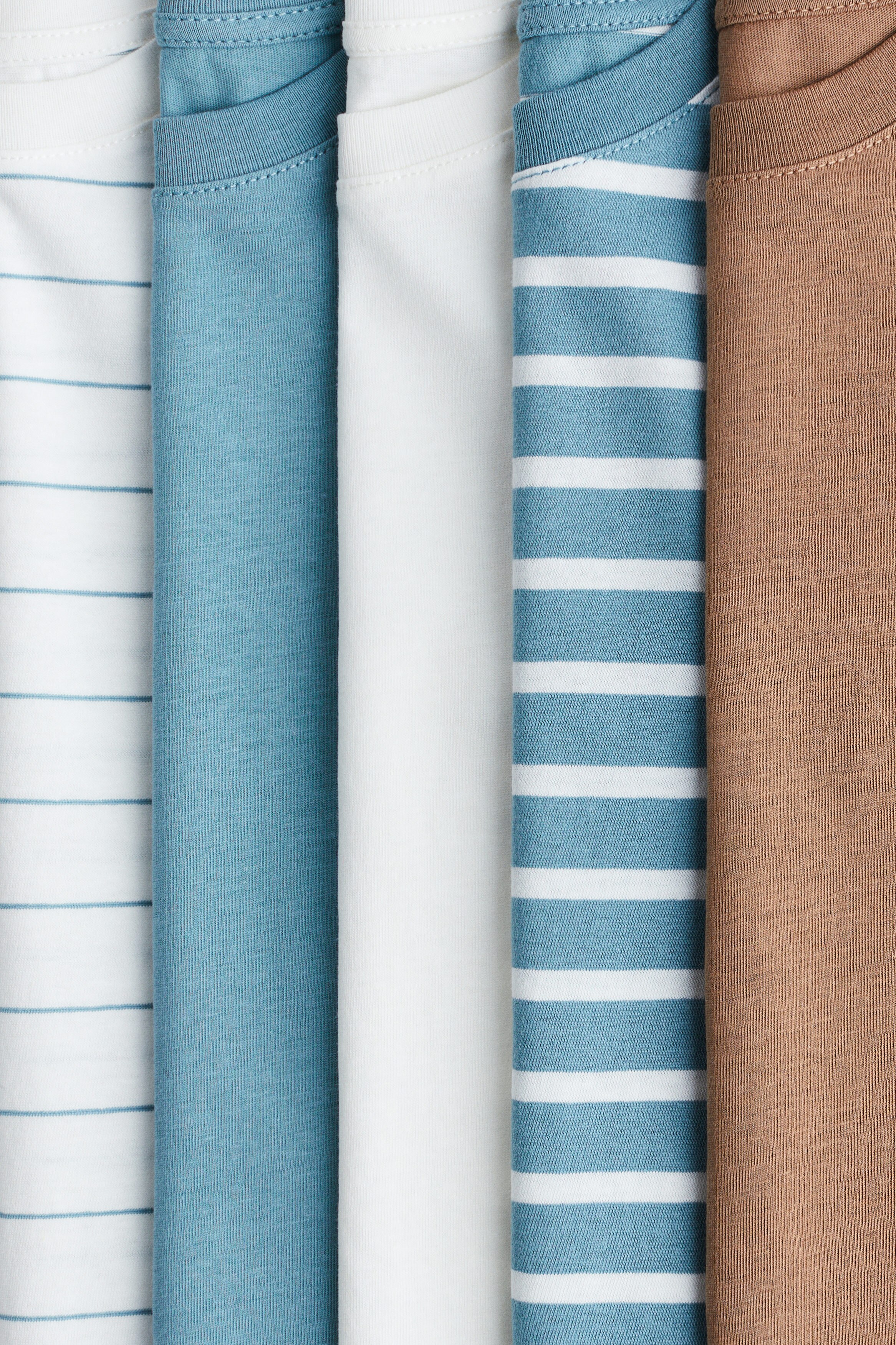5-pack cotton T-shirts
